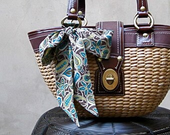 Heart Purse Scarf Hair Wrap Hair Scarf Hair Bow Neck Bow Scarf