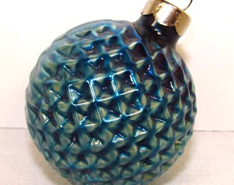 Popular items for blue mercury glass on Etsy
