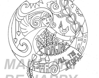 Dashiki Coloring Page Coloring Pages