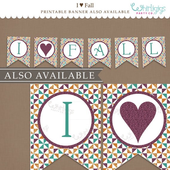 Happy Thanksgiving Banner Printable by whirligigspartyco on Etsy