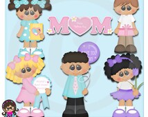 Popular items for mothers day clip art on Etsy