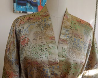 Popular items for silk brocade robe on Etsy