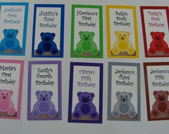 Teddy bear labels | Etsy