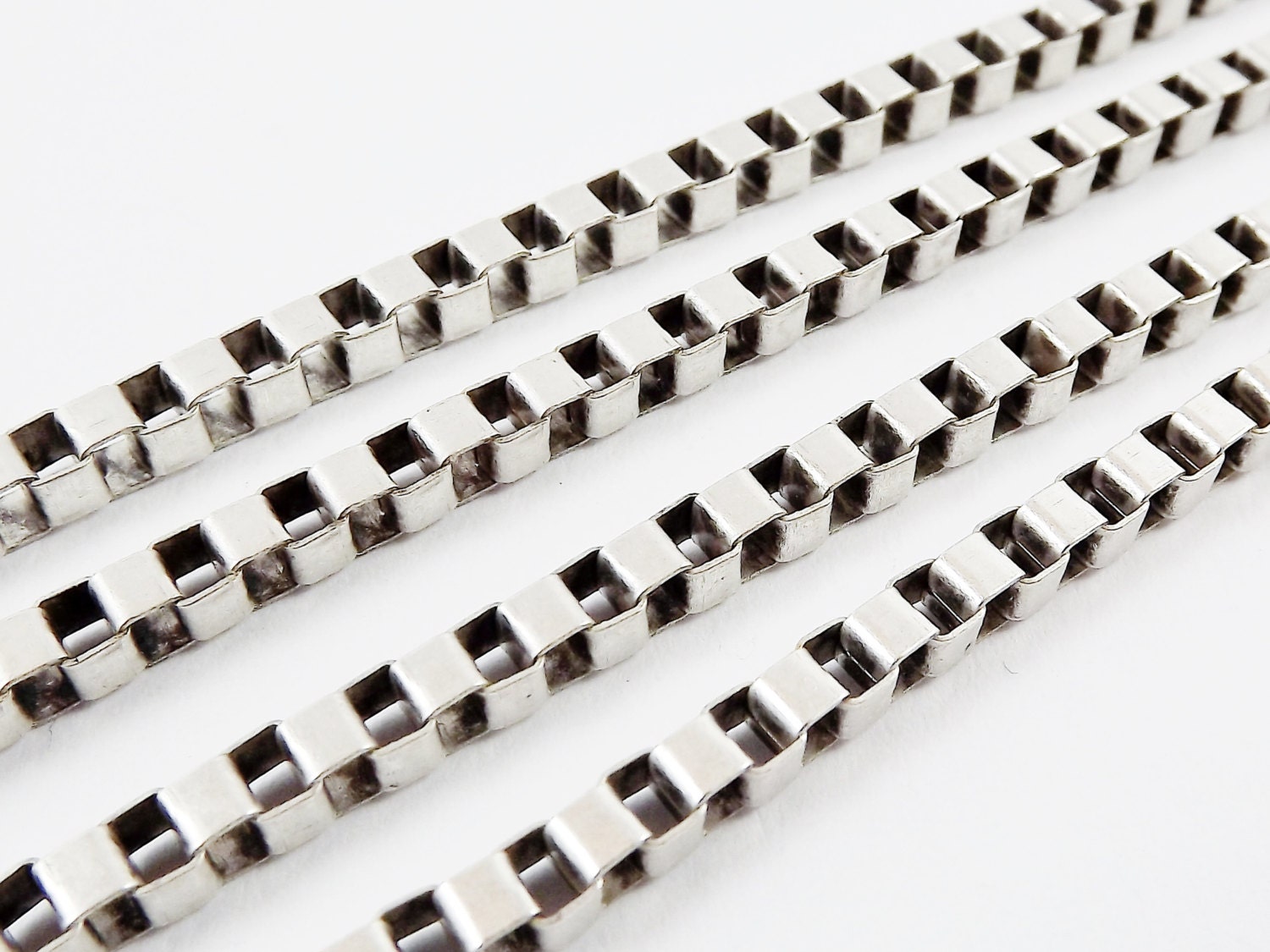 Large Chunky Venetian Box Chain Matte Antique by LylaSupplies