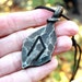 Forged Iron Uruz Ur Uram Rune Viking Amulet Runic by MAGICrebEL
