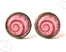 Unique clock earrings related items | Etsy