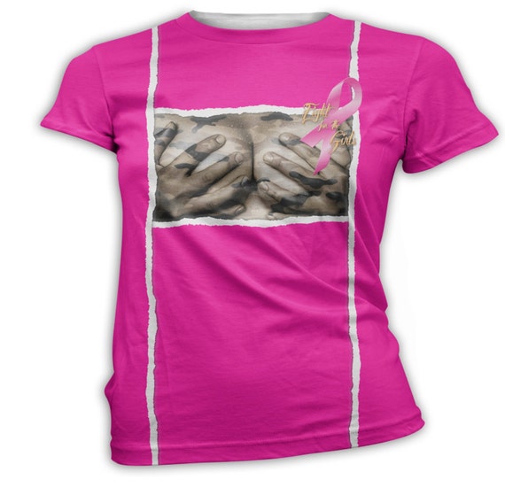 Womens Breast Cancer Awareness T Shirts Custom By Inkandrags