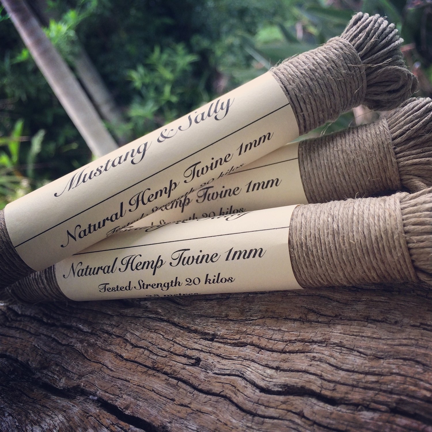 Natural Hemp Cord Twine String 1mm 23 Meter Roll Superior