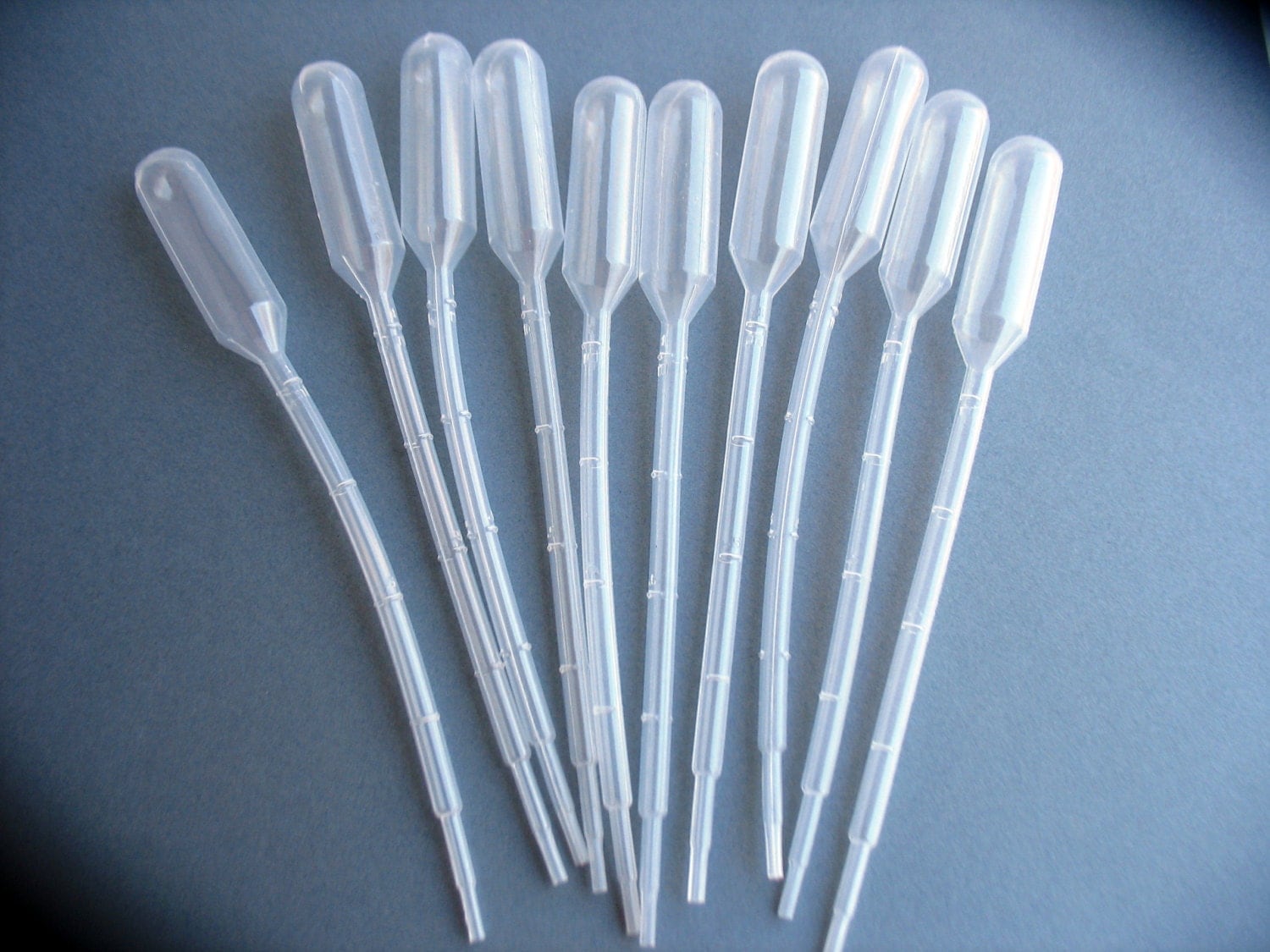 6 pipettes 5ml. pipettes disposable plastic by GuguSoapCompany