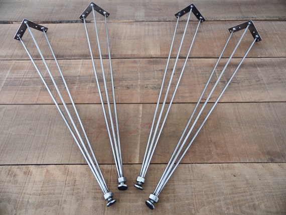Items similar to 40" 3-Pins Table Legs, STAINLESS STEEL, Rod 10 mm ...