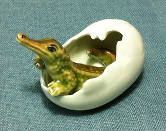 Ceramic crocodile | Etsy