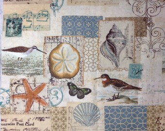 Seashore fabric | Etsy