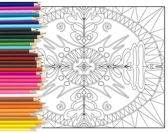 Zendoodle coloring | Etsy