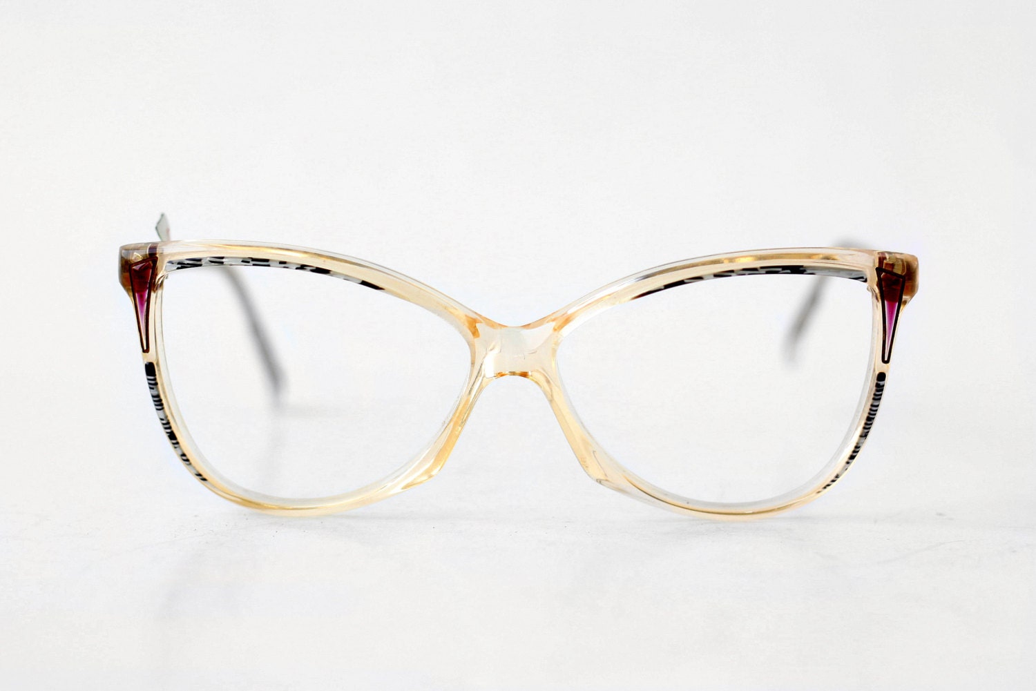 Haute Couture MAGGY ROUFF eyeglasses / Cat Eye Parrot Designer Glasses ...