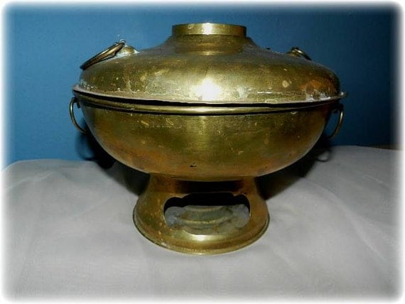 Antique Brass Korean Rice Cooker