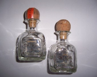 2 Mini Patron Bottles