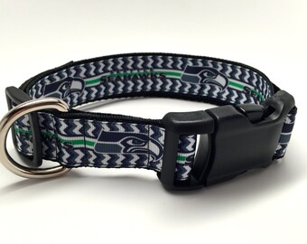 Popular items for seahawks dog collars on Etsy