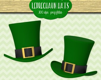 Leprechaun clip art | Etsy