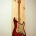 Large Guitar Wall Art Fender Stratocaster on Solid Wood Boards
