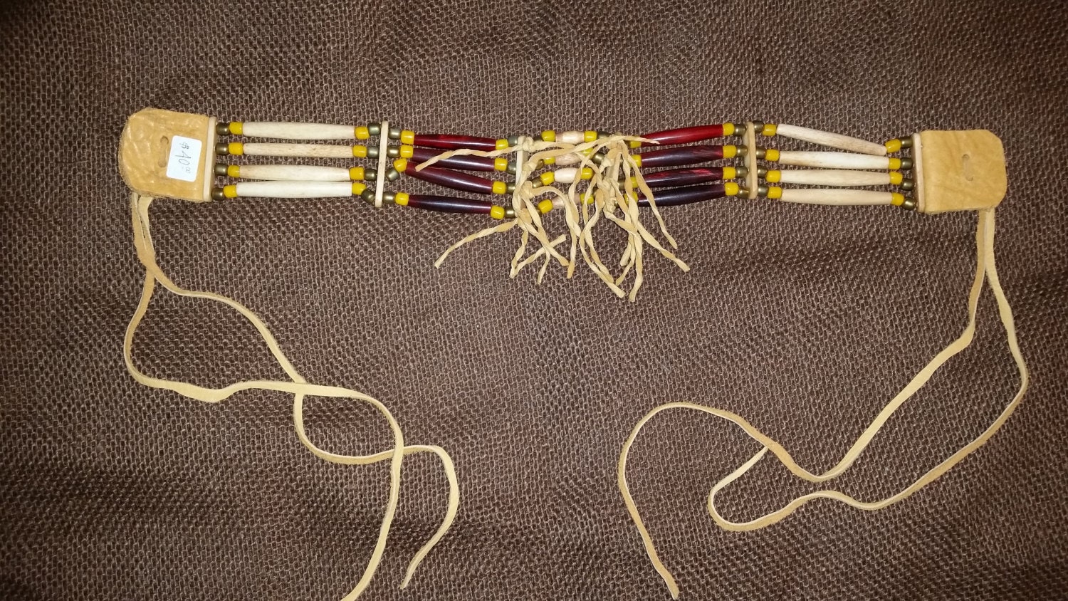 Cherokee-Handmade Native American Choker by Yonv by TheHerbPeddler