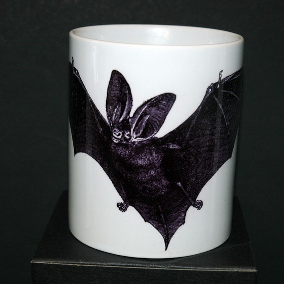 Bat Printed Ceramic Coffee Mug 11oz and 15oz size