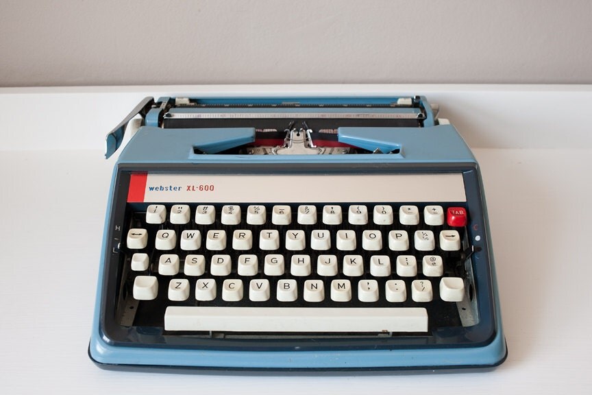 Vintage Typewriter – Webster XL-600 – oldschooltypers