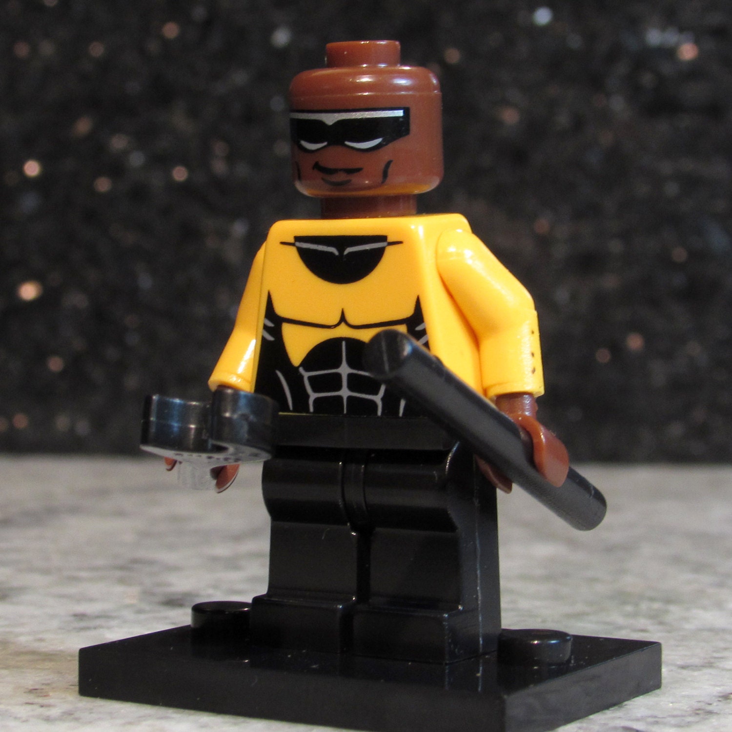 NEW Custom LUKE CAGE Minifigure Lego size Ultimate Spider-Man