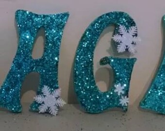 Frozen Wooden Letters