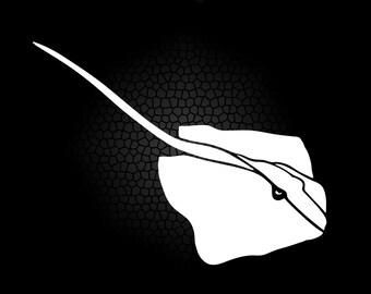Stingray decal | Etsy