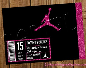 Jordan Shoe Box Birthday Invitation