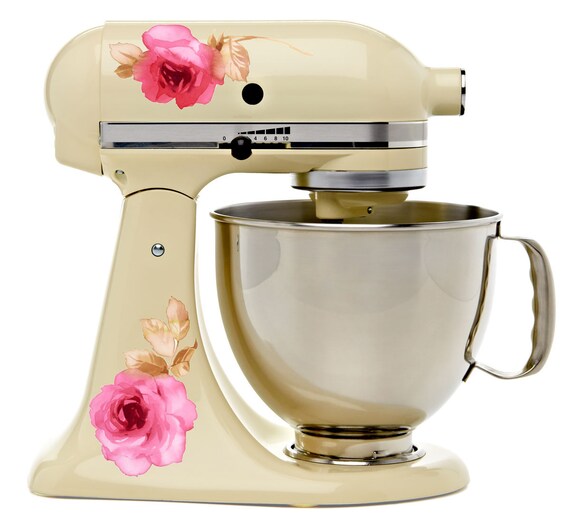 Watercolor Roses Floral Bakery Kitchenaid Mixer by MilkMugDesigns