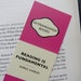 Reading is Fundamental Bookmark by greenheaddesign on Etsy