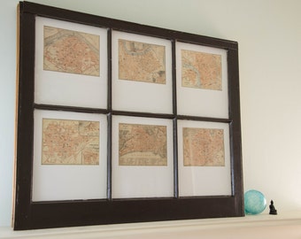 25% OFF--Six Framed Original 1914 Antique Maps, South of France ...