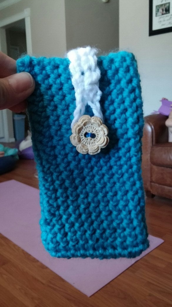 Handmade Custom Crochet Phone/Tablet Cozy by StenderCreations