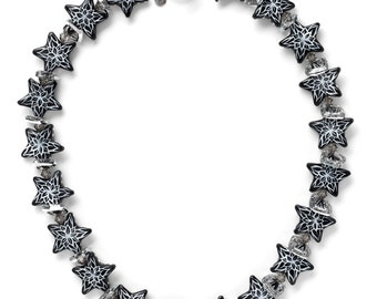 Popular items for black star necklace on Etsy