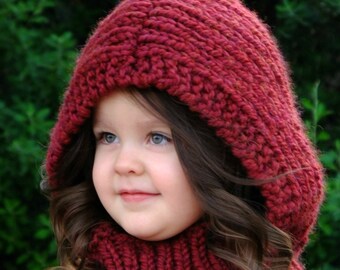 Knitting Pattern Pixie Hat Pixie Hood Pattern