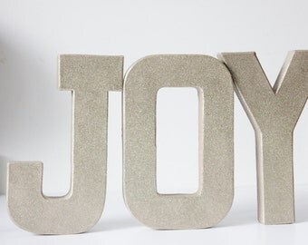 Joy letters | Etsy