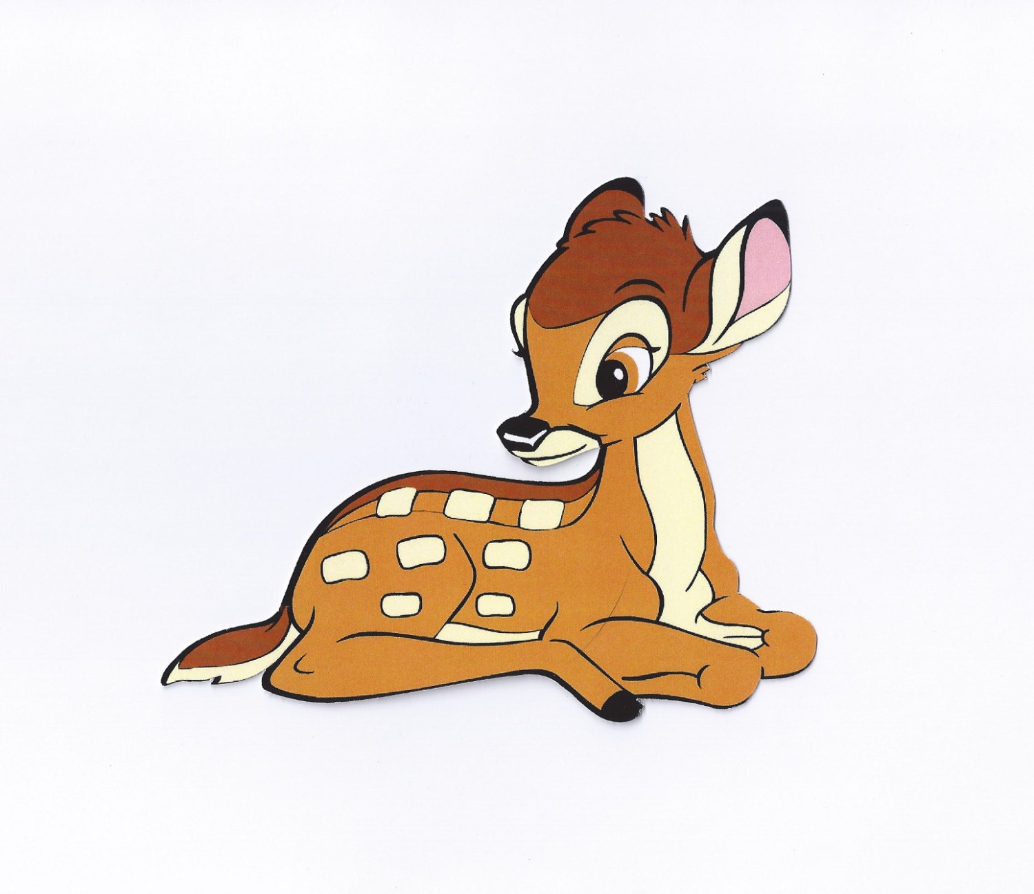 Set of 3 Die Cuts: Bambi Large Lying Down
