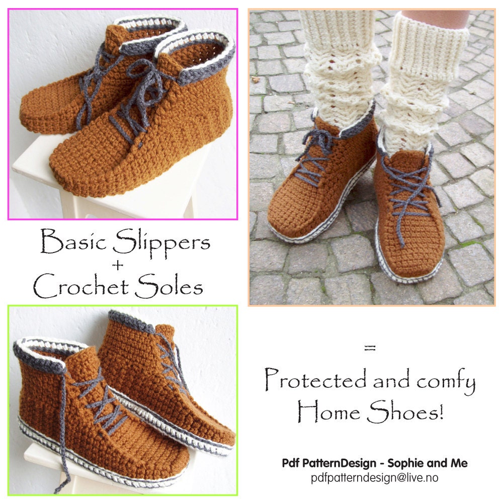 2in1-Pattern PACK for Ankle Lace Up Boots basic Slippers