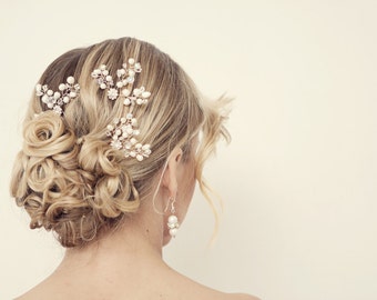 Pearl hair accessory | Etsy