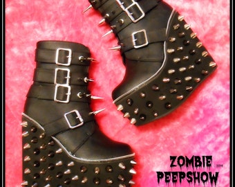 Popular items for punk boots on Etsy