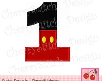 Mickey number 1 | Etsy