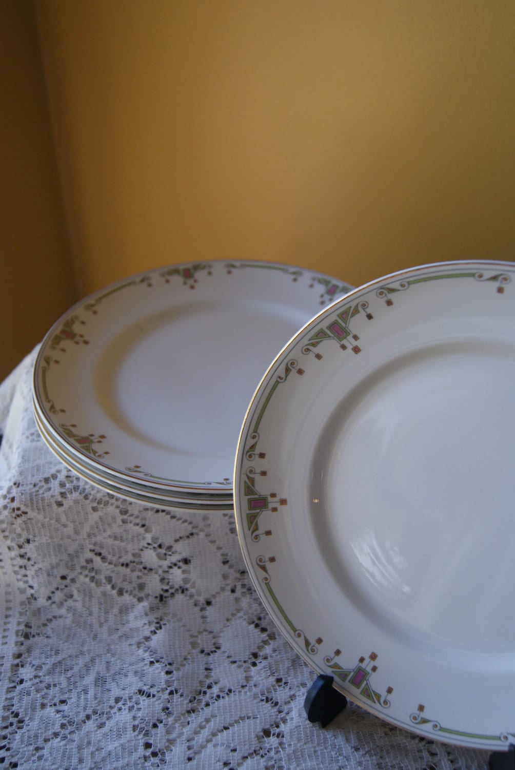 Vintage Dinner Plates, Alfred Meakin China, Berkeley, Geometric, Art ...