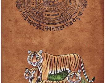 Popular items for indian tiger on Etsy