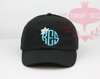 Ladies' Monogram Baseball Cap Custom Color Hat by TheTurnipSeed