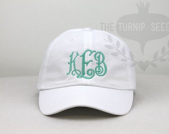 Ladies' Infinity Monogram Baseball Cap Custom by TheTurnipSeed