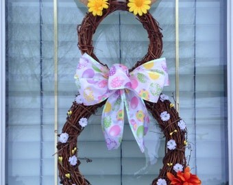 Popular items for rabbit wreath on Etsy