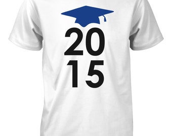 Graduation Class of 2015 T-Shirt for Men High School College Senior ...