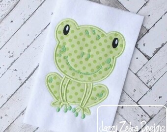 Frog applique | Etsy