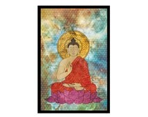 Popular items for buddha poster on Etsy
